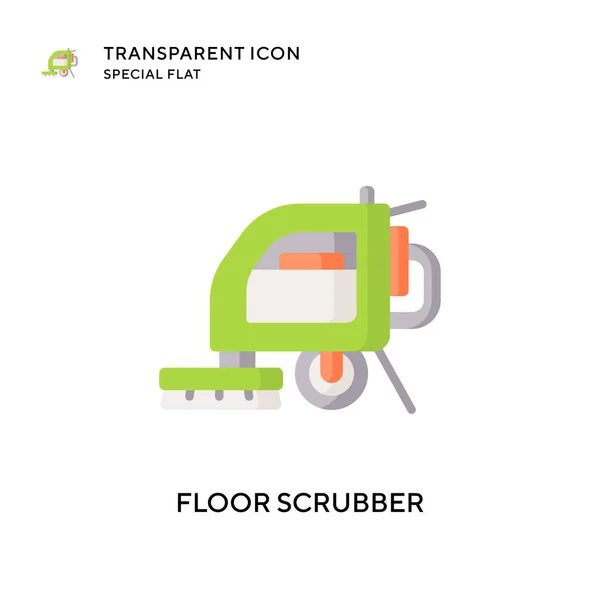Floor Scrubber Special Lineal Color Icon Illustration Symbol Design ...