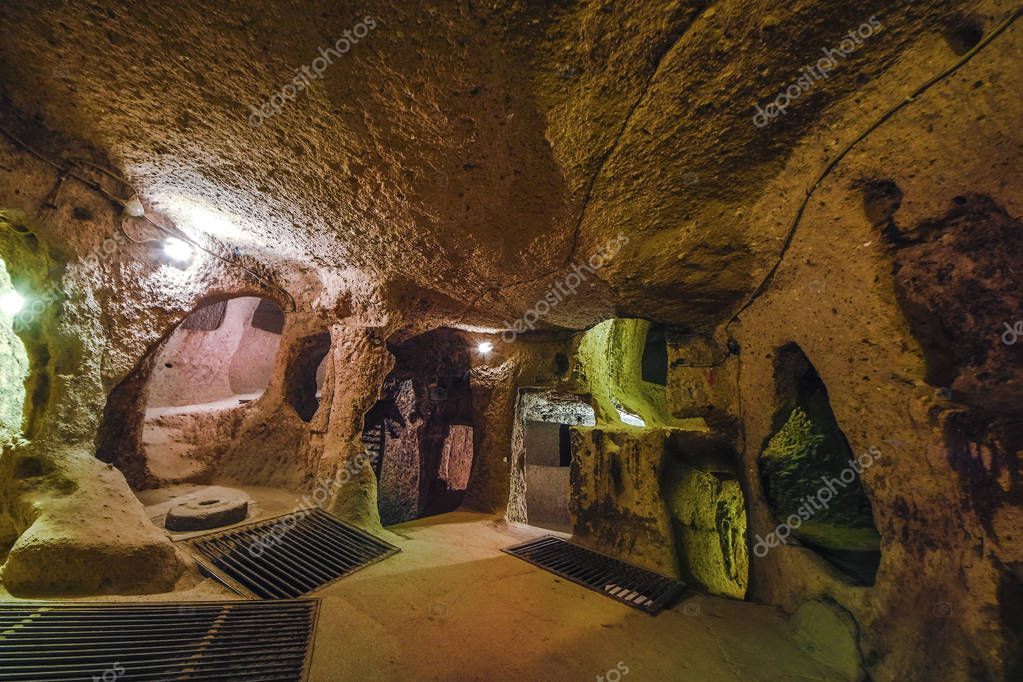 La ciudad subterránea de Kaymakli se encuentra dentro de la ciudadela ...