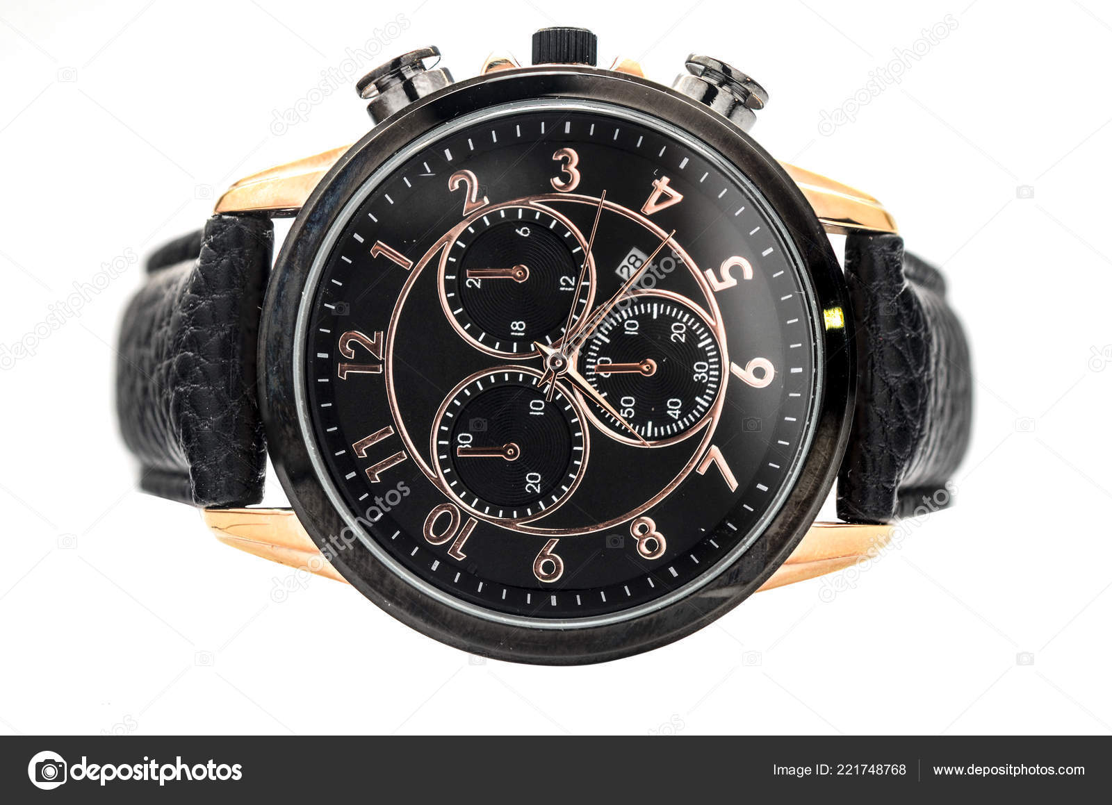 Wristwatch Leather Strap — Stock Photo © vi0222 #221748768