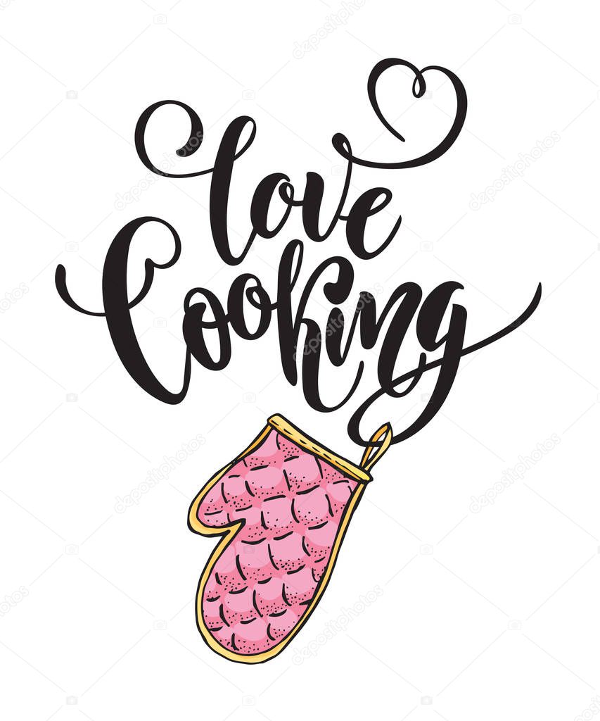 Cocina cocina letras inscripciones, logotipo de color, etiqueta de la ...