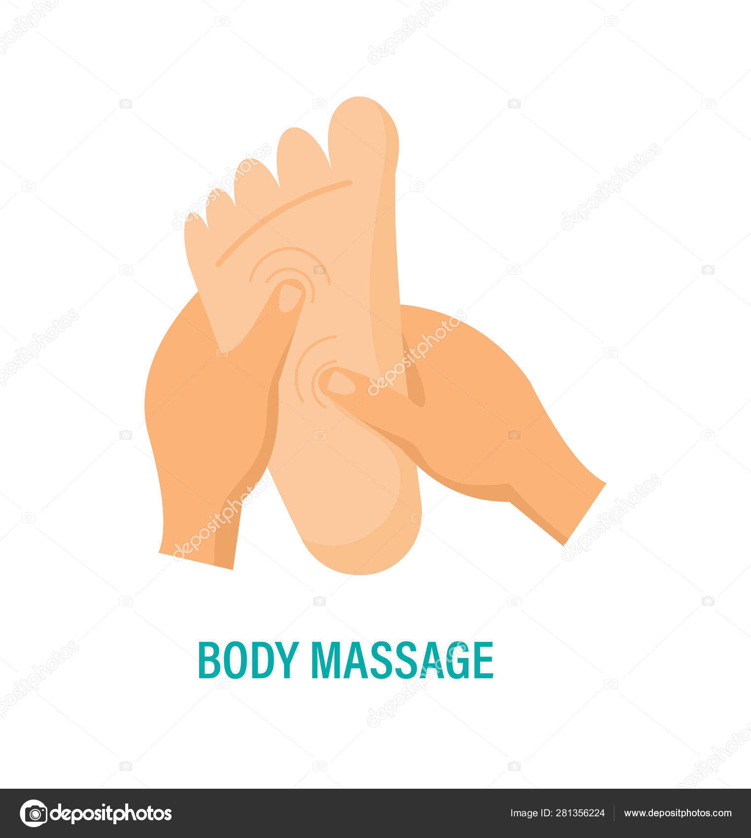 Body Massage Vector