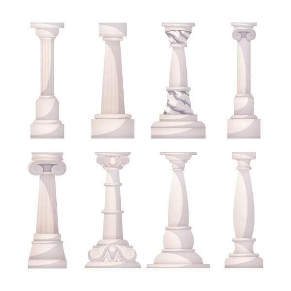 Cartoon pillars Vector Art Stock Images | Depositphotos