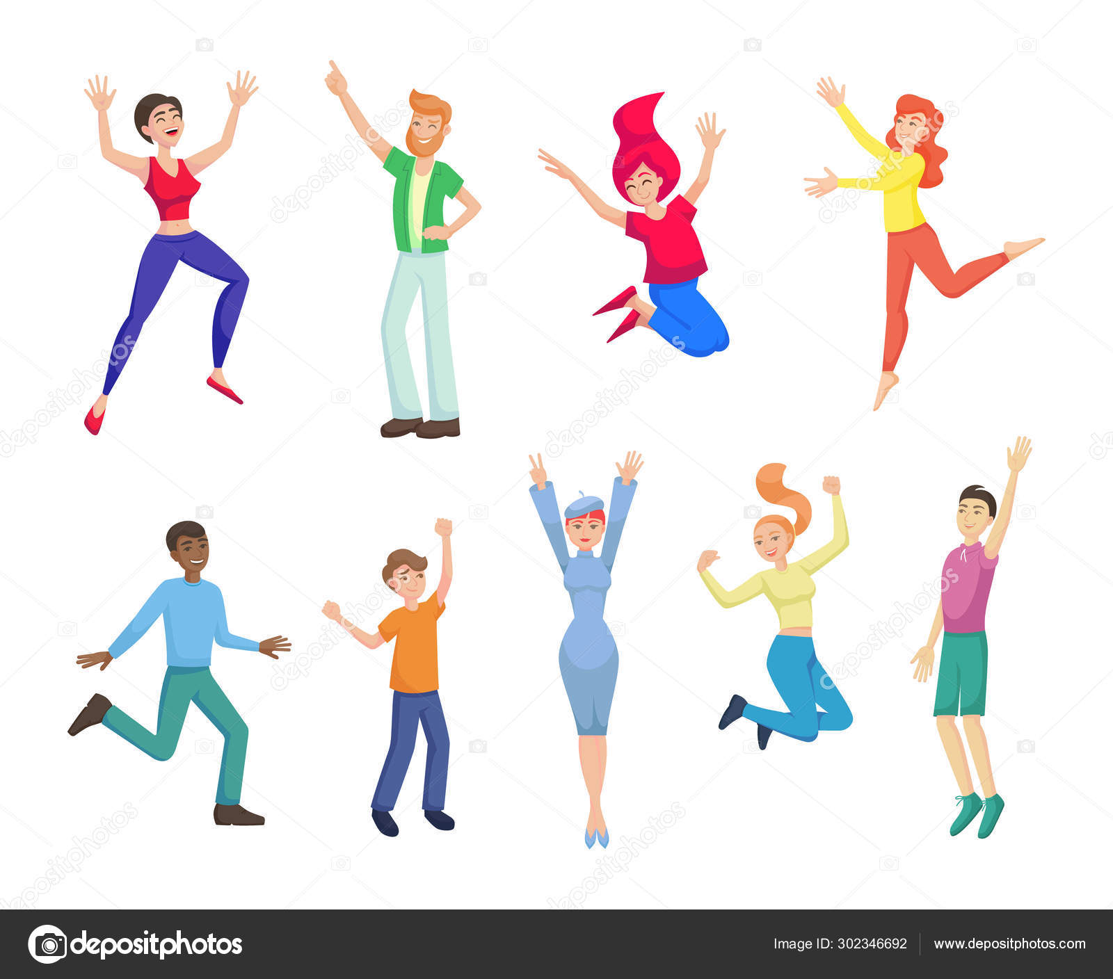 Pessoas Dancando Animadas