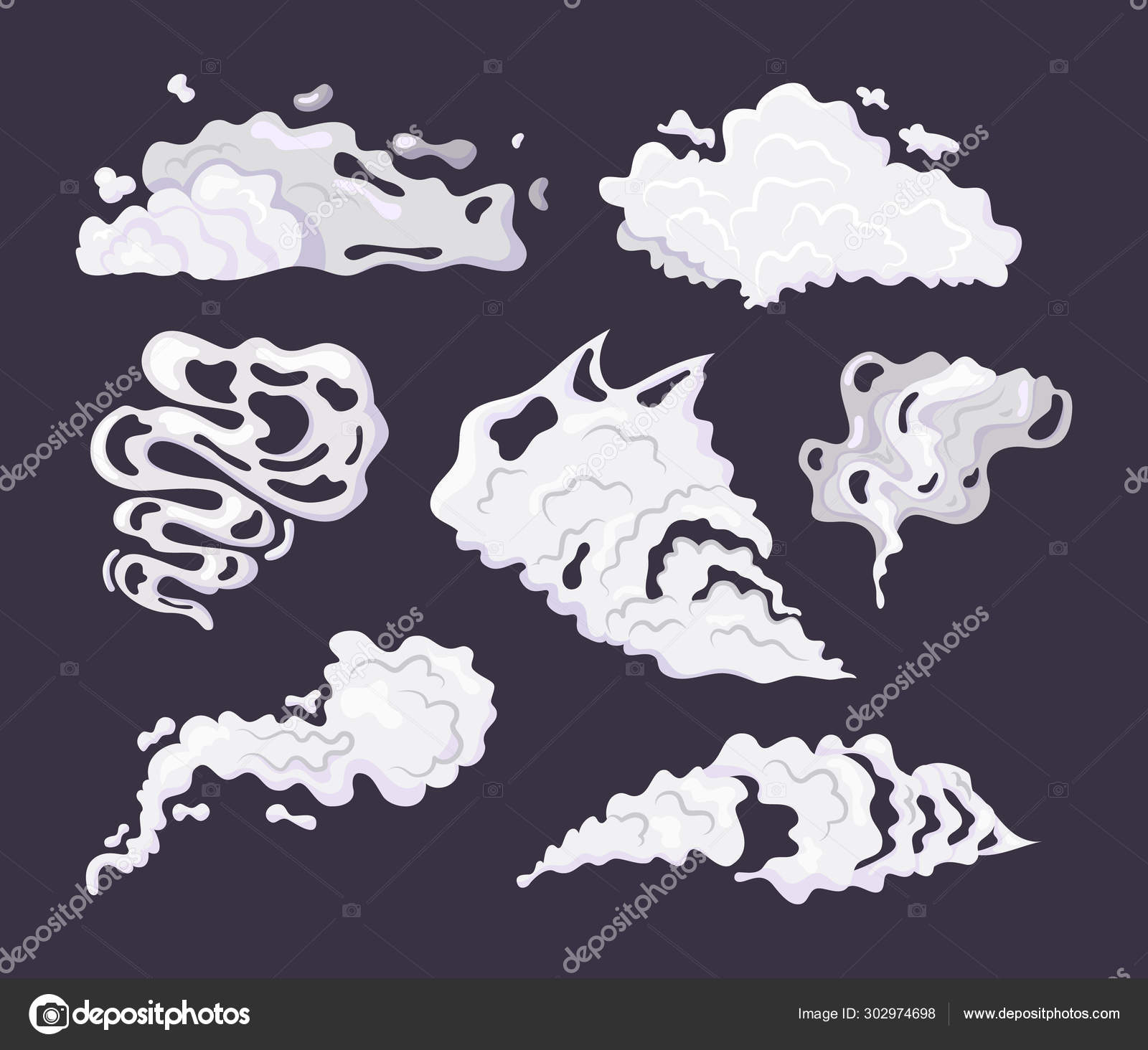 Puff Of Smoke Cartoon