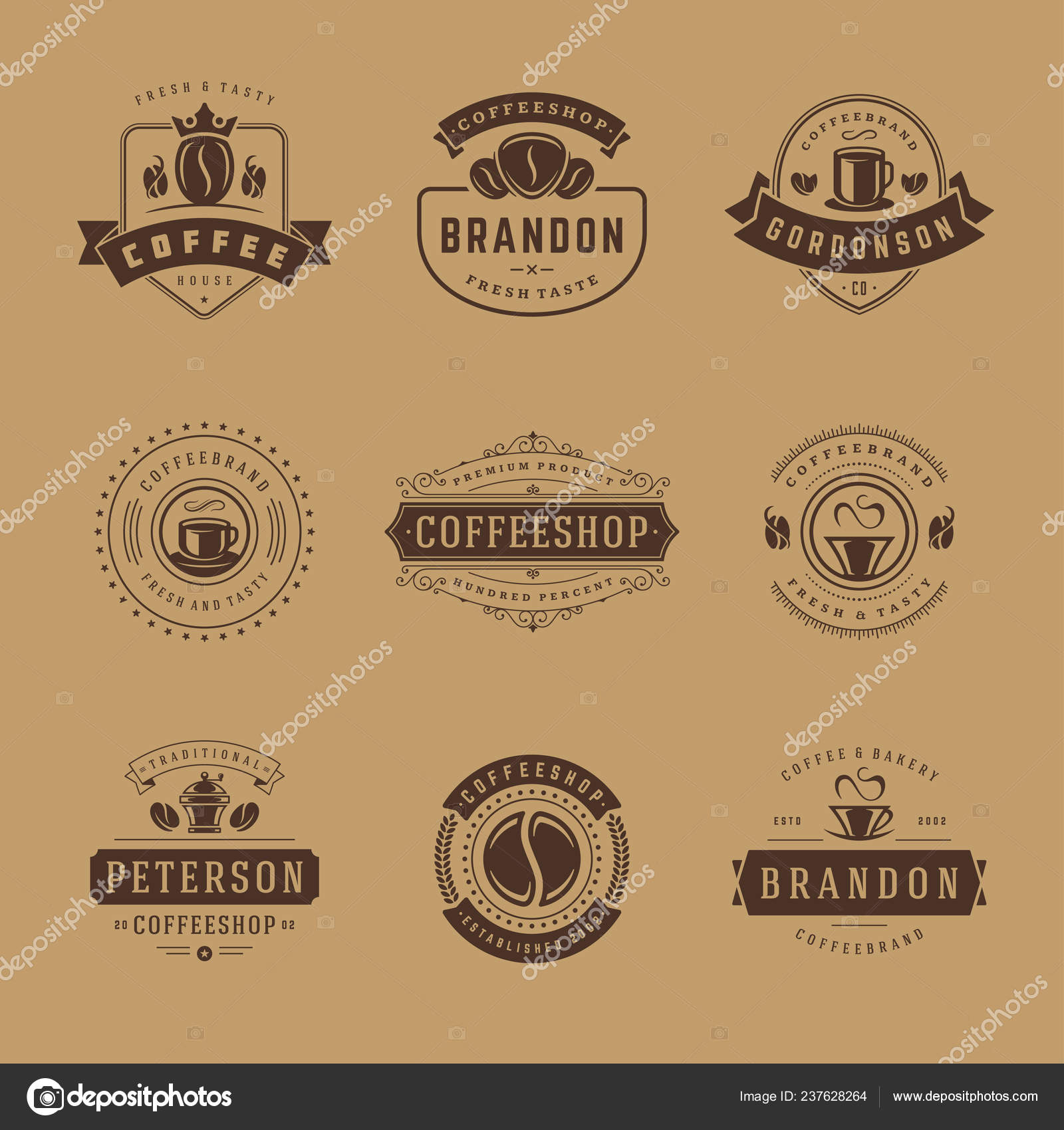 Famous Coffee Shops Logos 58 Cafe And Coffee Logos Creating A Buzz