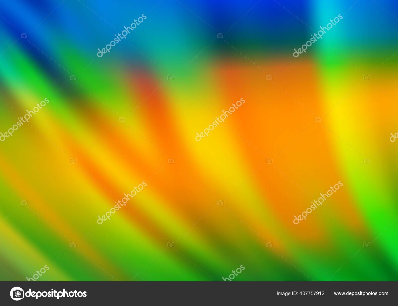 Curved Light Rays Rainbow Colors Vector Background Modern Illustration ...
