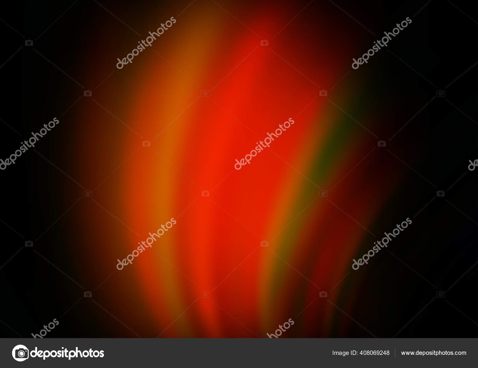 Curved Light Rays Red Tones Vector Blurred Shine Abstract Background ...