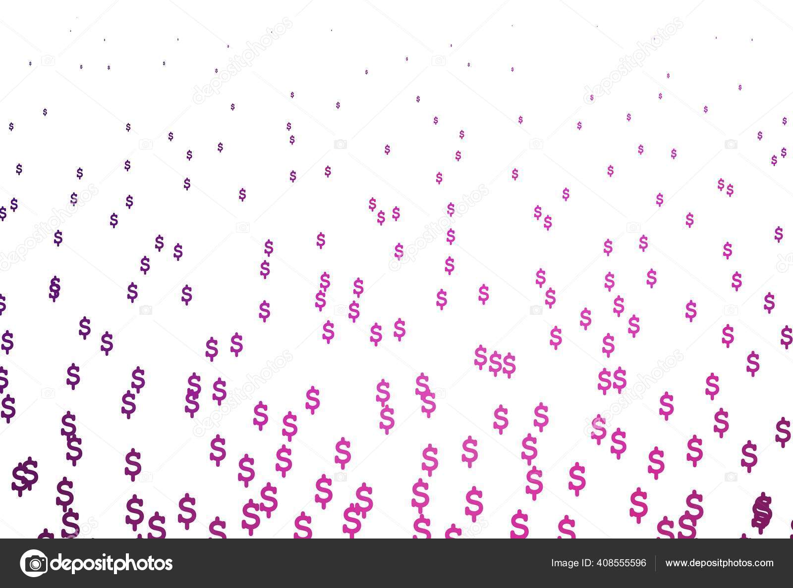 Dark Pink Vector Layout Banking Symbols Shining Colored Illustration ...