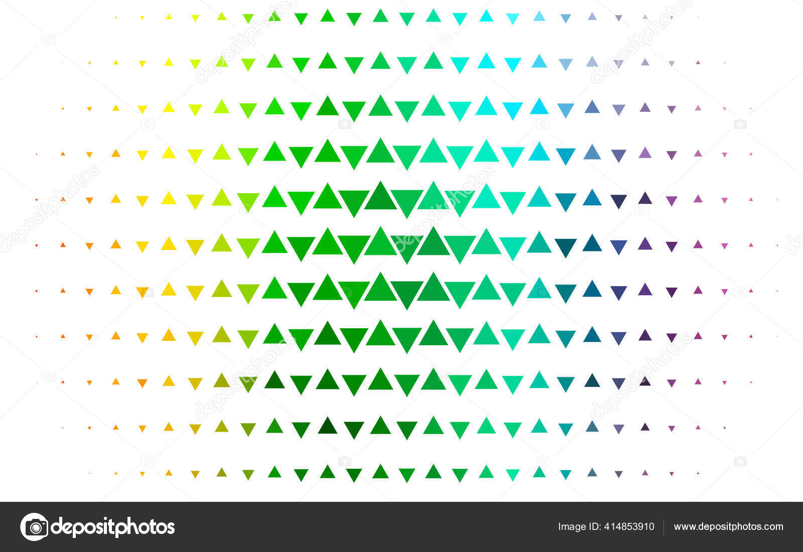 Triangles Surface Bright Tone Colors Vague Abstract Illustration ...