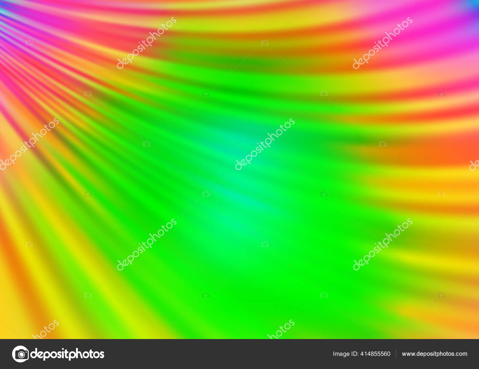 Blurred Curves Bright Tone Colors Vague Abstract Illustration Gradient ...
