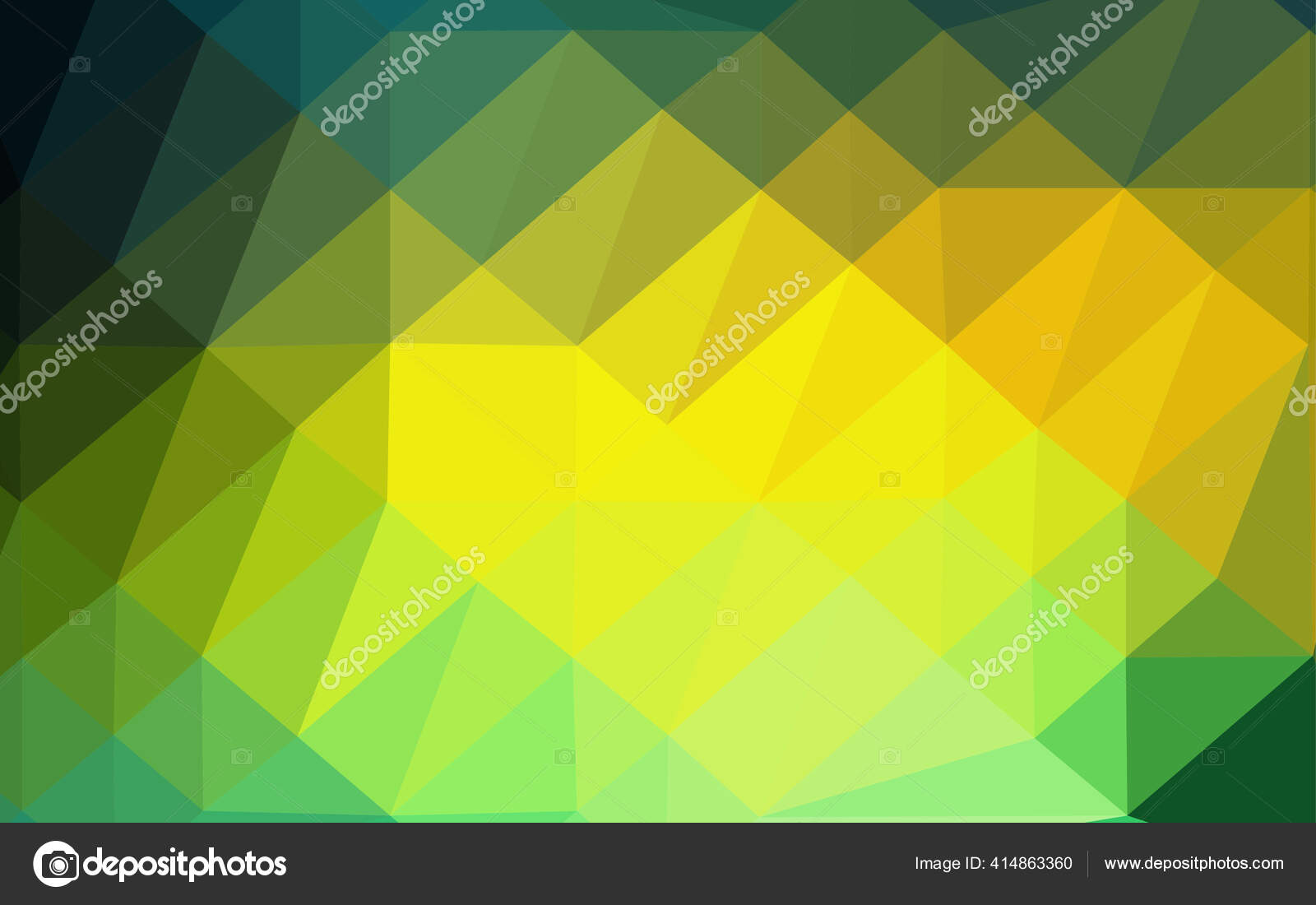 Triangles Surface Bright Tone Colors Vague Abstract Illustration ...