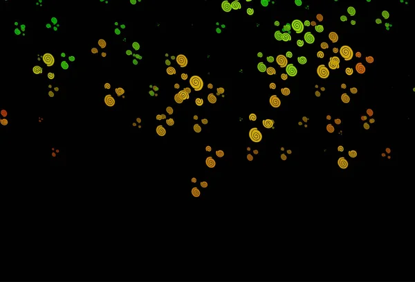 Dark Green Vector Template Bubble Shapes Stock Vector by ©Best_Vector 414883450