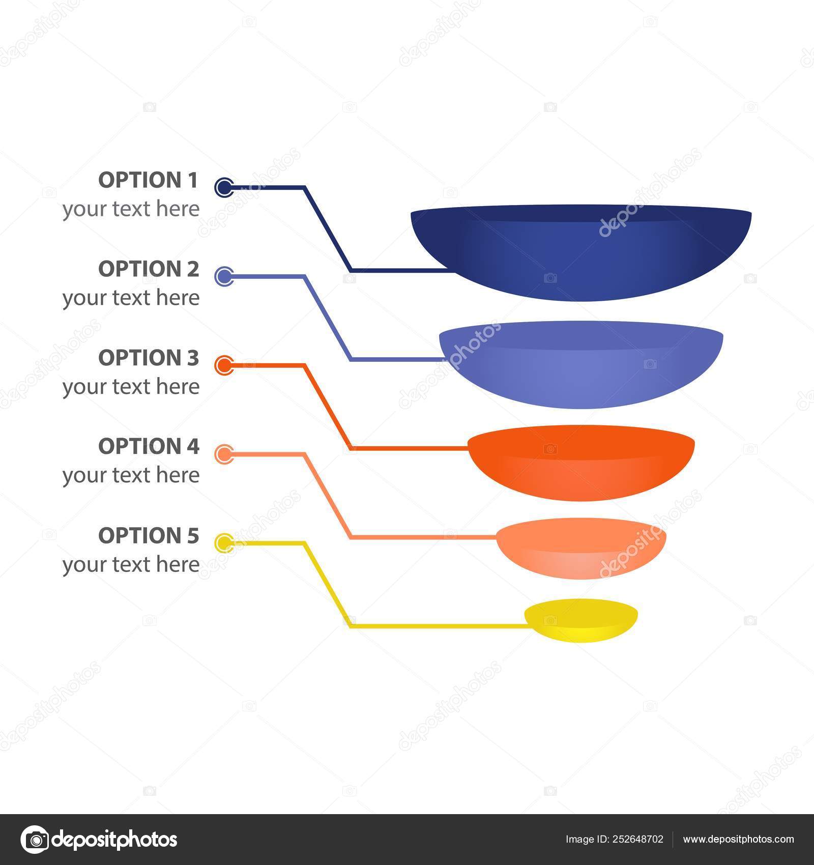 Business Template Chart Options Vector Stock Vector Image by ...