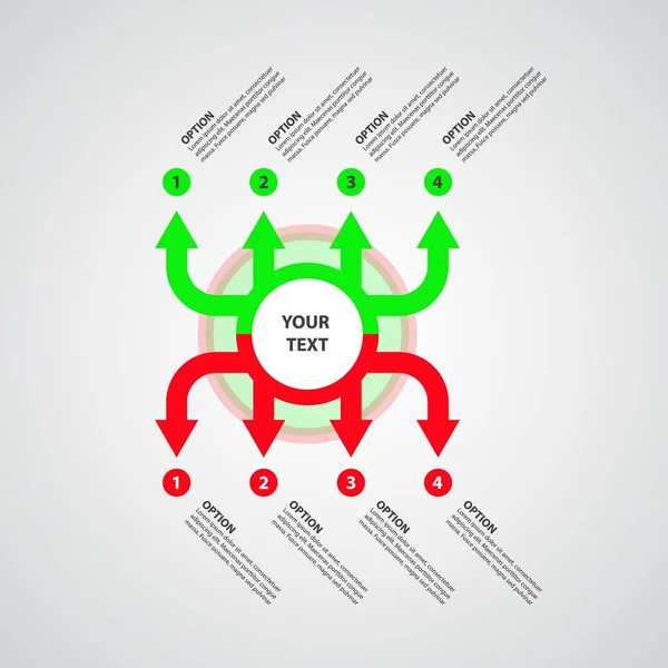 Decision Tree Vector Illustration White Background Stock Vector Image ...