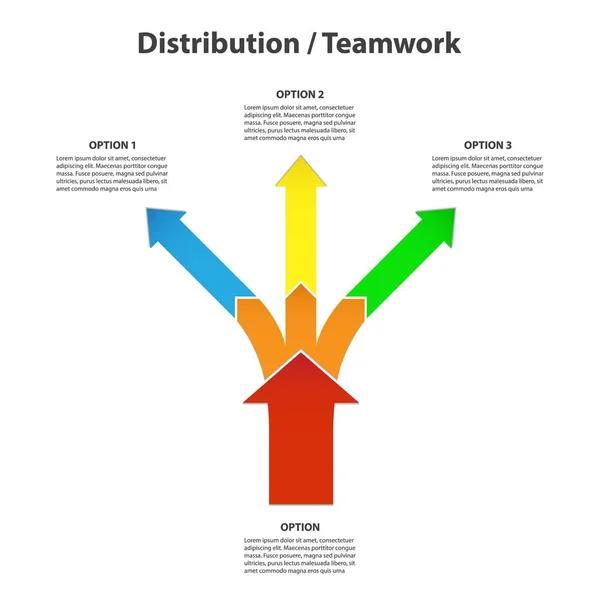 Teamwork Diagram Arrows White Background Stock Vector by ©imassimo82 ...