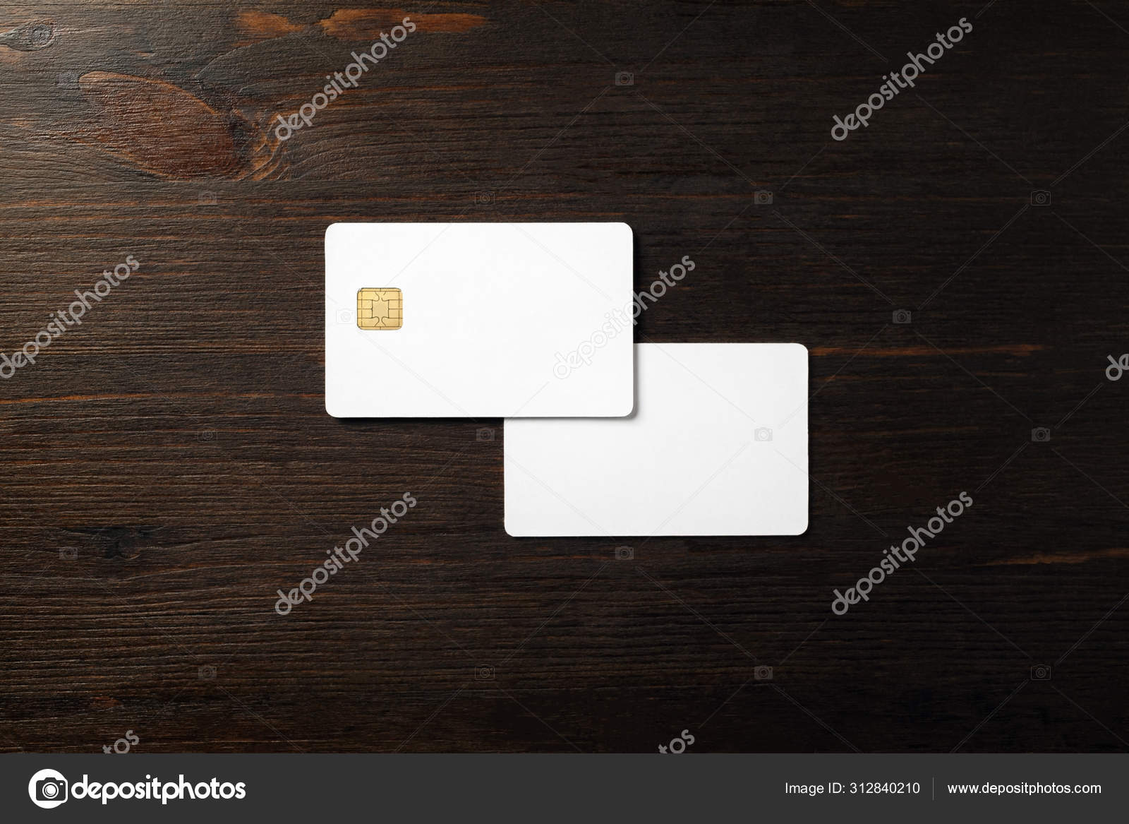 Blank bank cards — Stock Photo © Veresovich #312840210