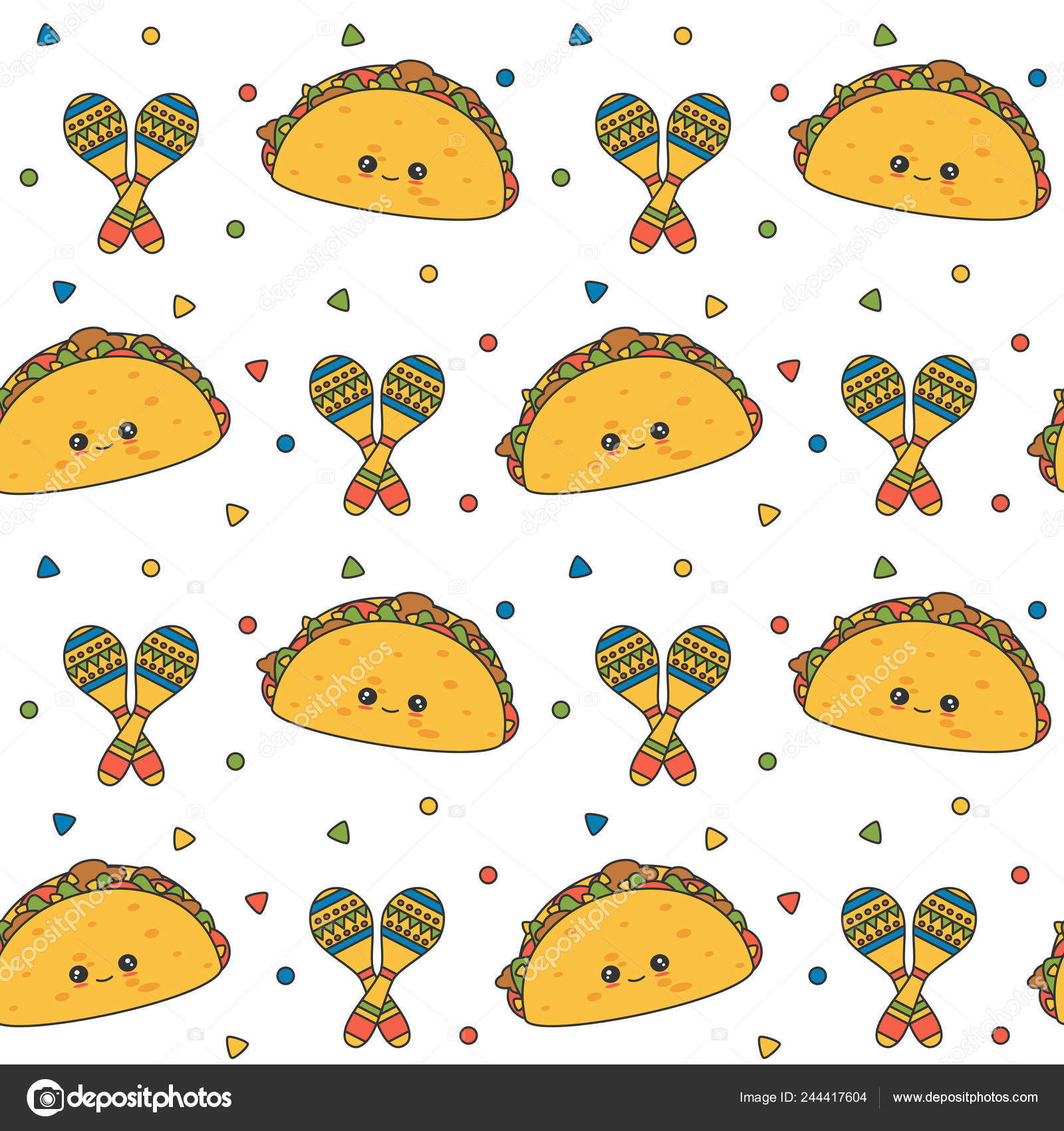 Cartoon Taco Wallpaper