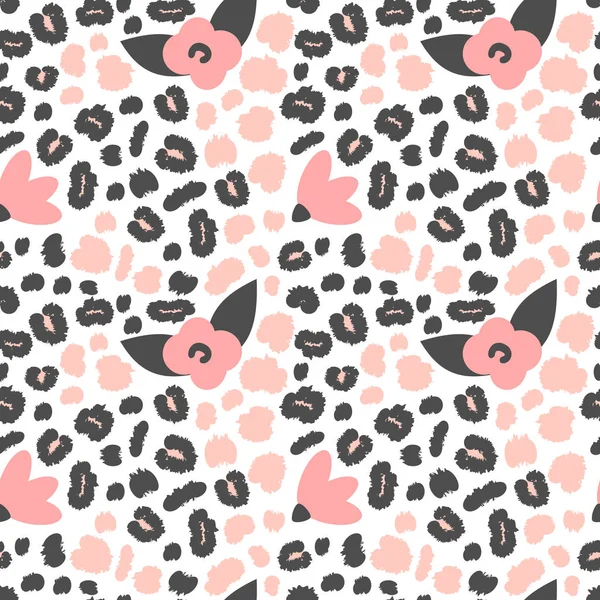 Pink Leopard Print Background