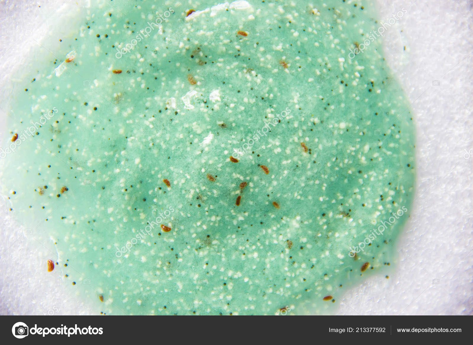 Texture Cosmetic Gel Scrub Face Body Selective Focus Nature Stock Photo ...