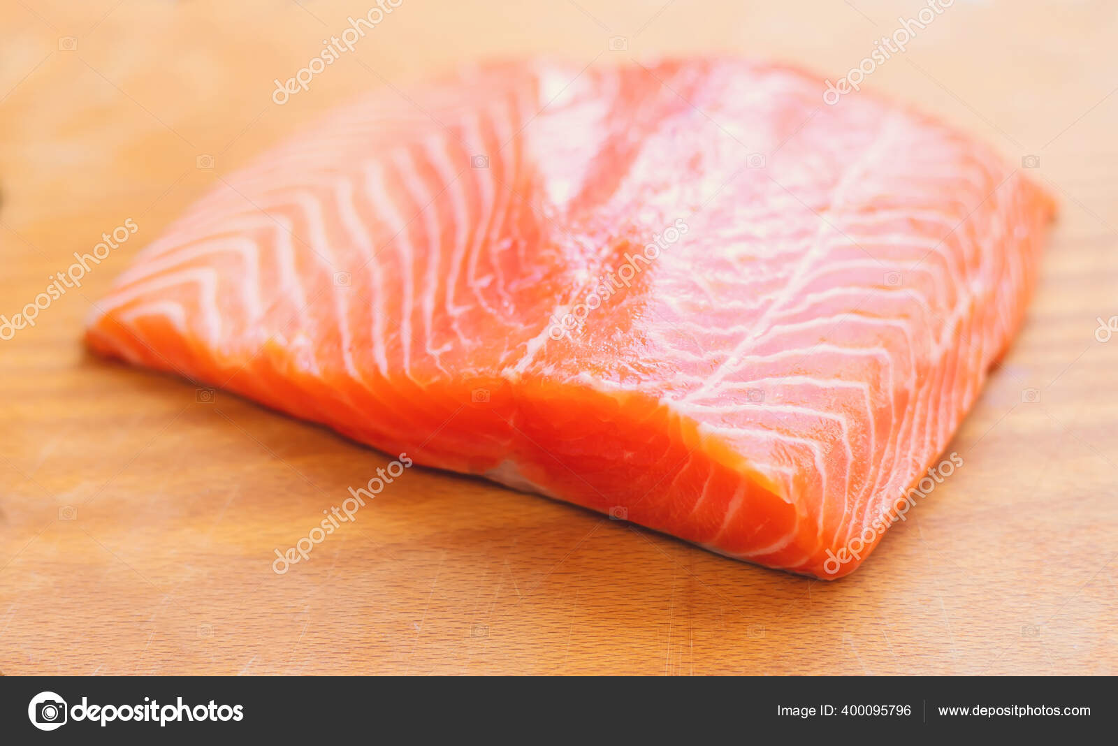Red Fish Fillet Cutting Board Selective Focus Food Stock Photo by ©yana ...