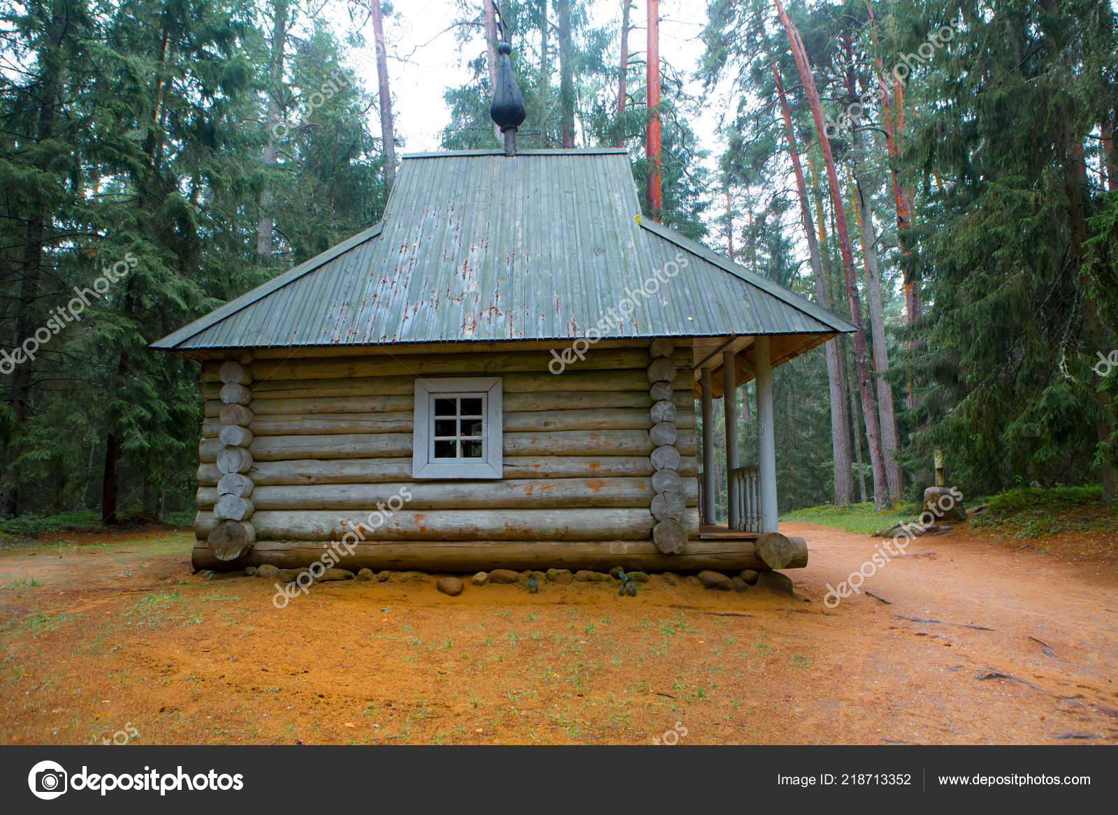Chapel Michael Archangel Spruce Alley Park — Stock Photo © DmZo #218713352