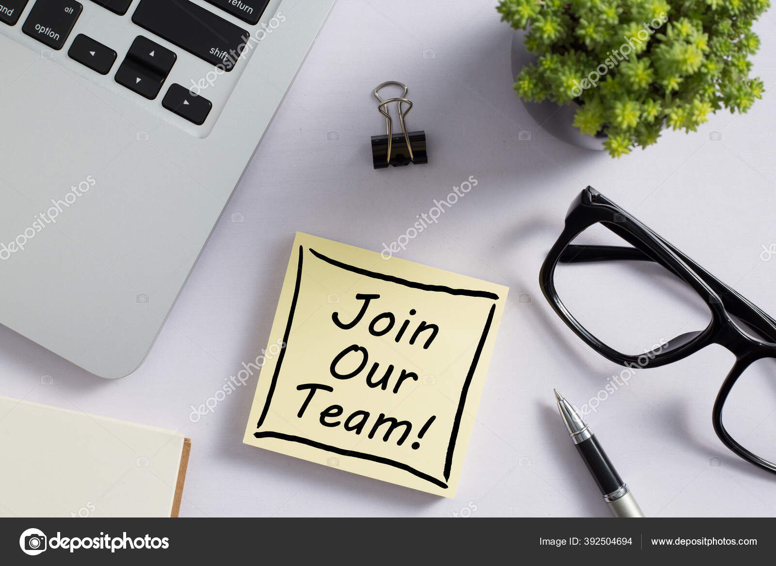 Join Our Team Concept Sticky Note Paper — Stock Photo © ChristianChan ...