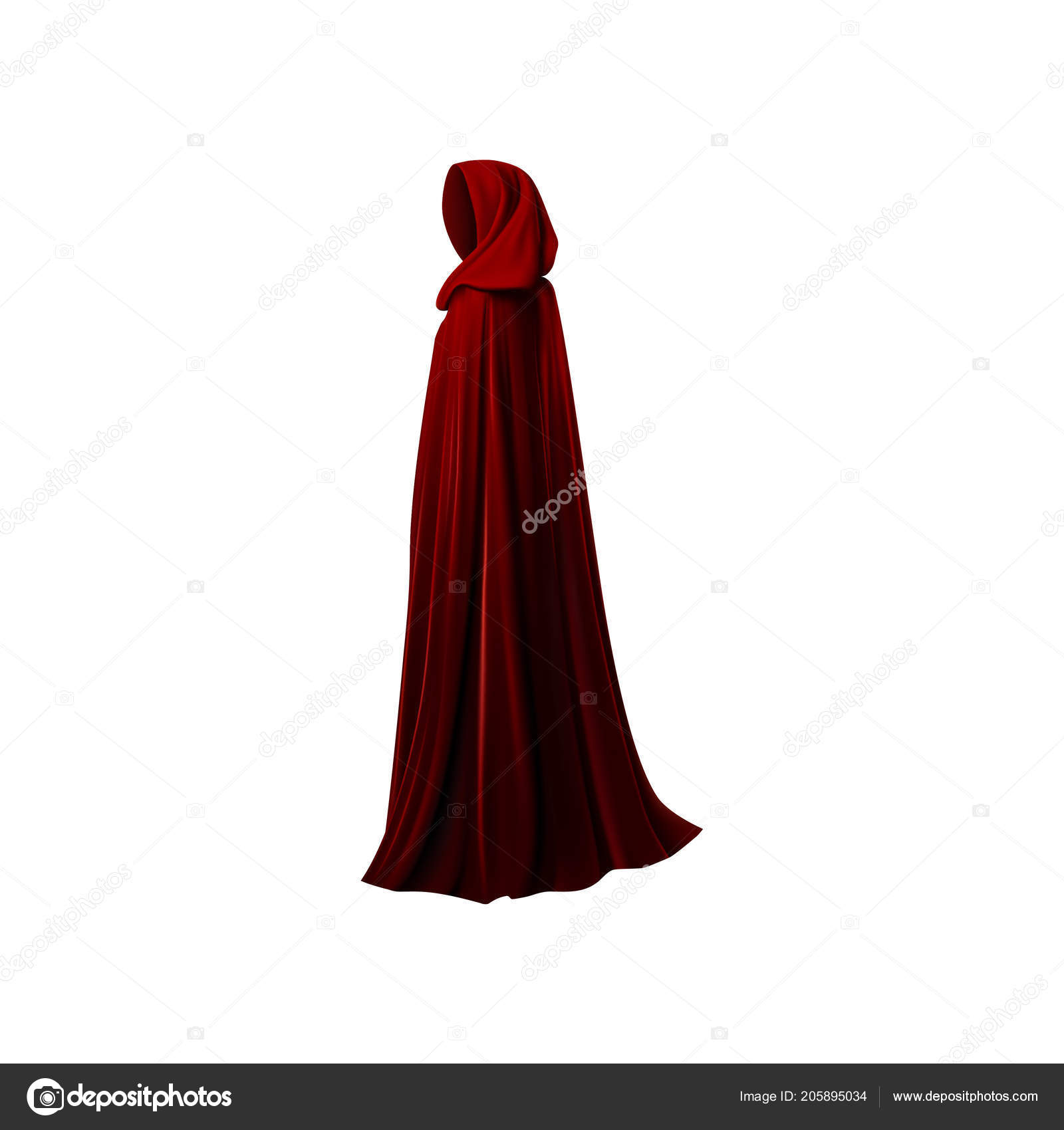 Manto Rojo Capa Capa Ilustración Vectorial Vector de stock #205895034 ...