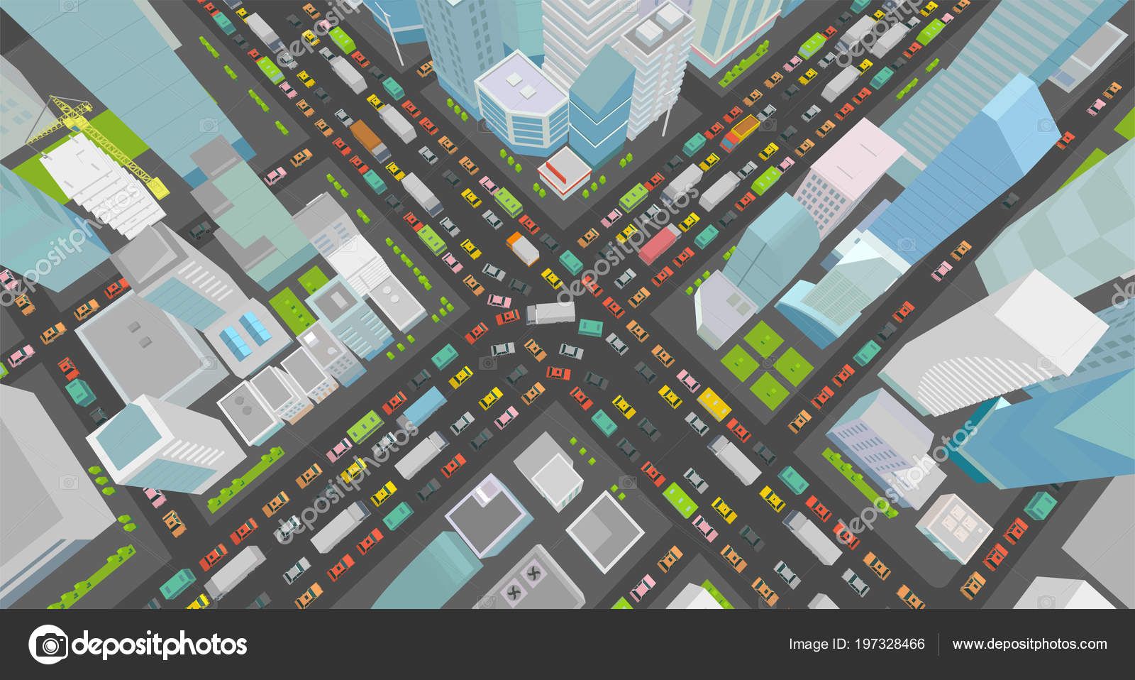 Road Intersection Clip Art