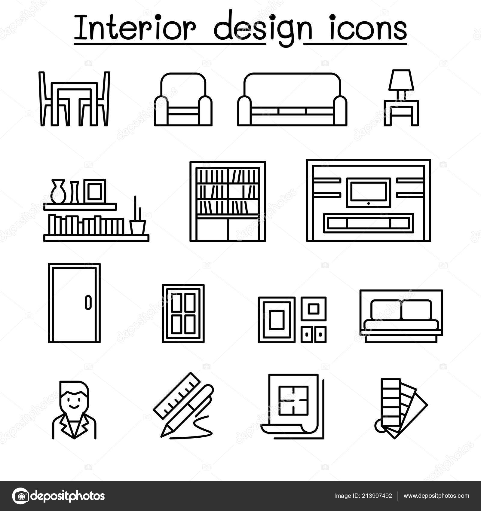 Home Interior Icons