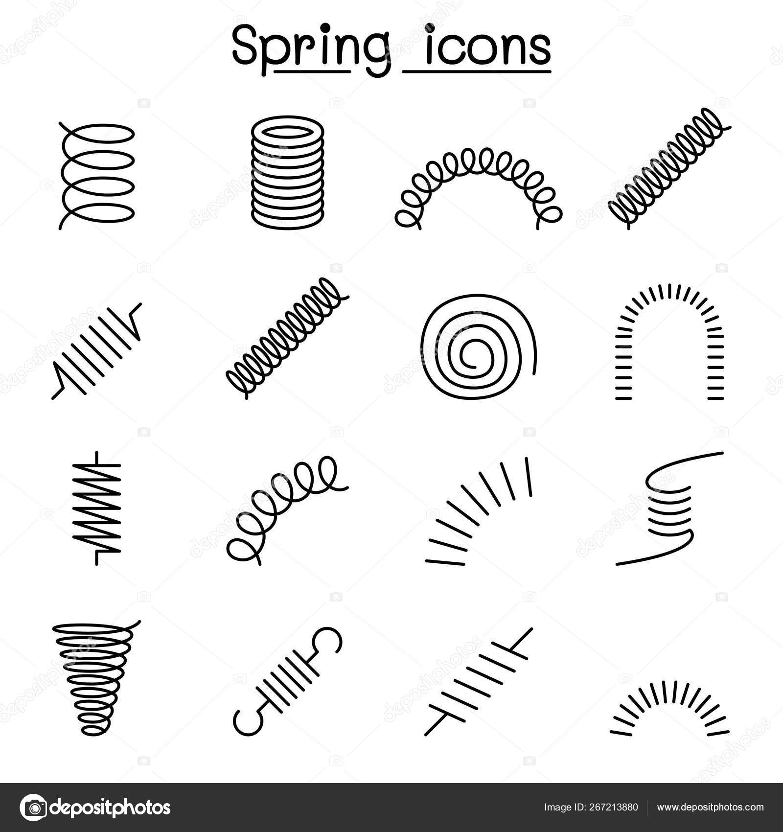 Coil Spring Vector