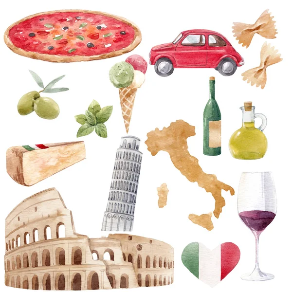 Italian elements Vector Art Stock Images | Depositphotos