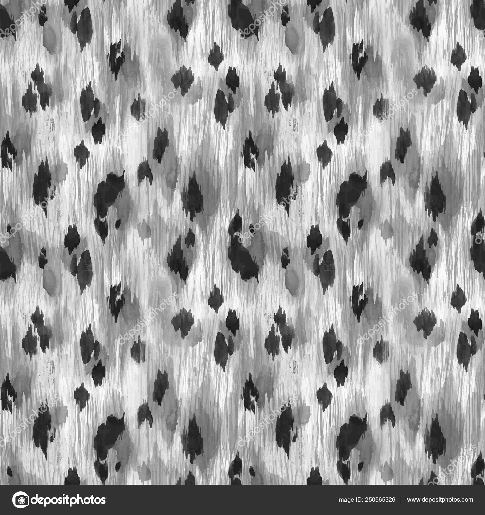 Watercolor leopard jaguar texture vector pattern Stock Vector Image by ...