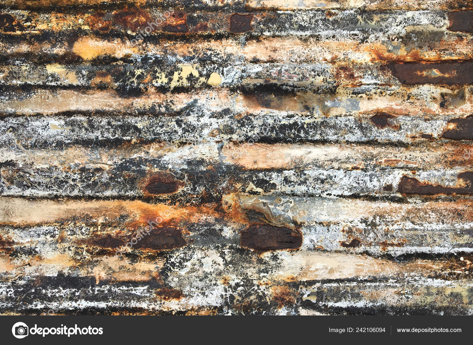 Rusty Metal Background Texture. Rusted Shipping Container with Old ...