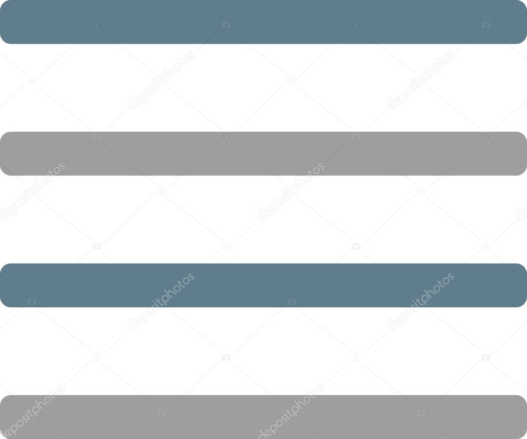 Alinear icono plano, ilustración vectorial 2023