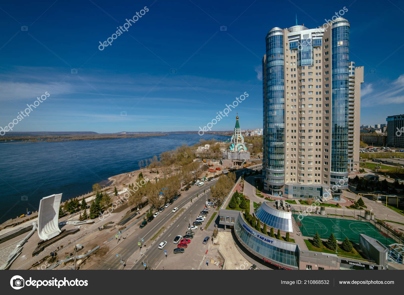 Samara Russia May 2018 View City Samara Roof House – Stock Editorial ...