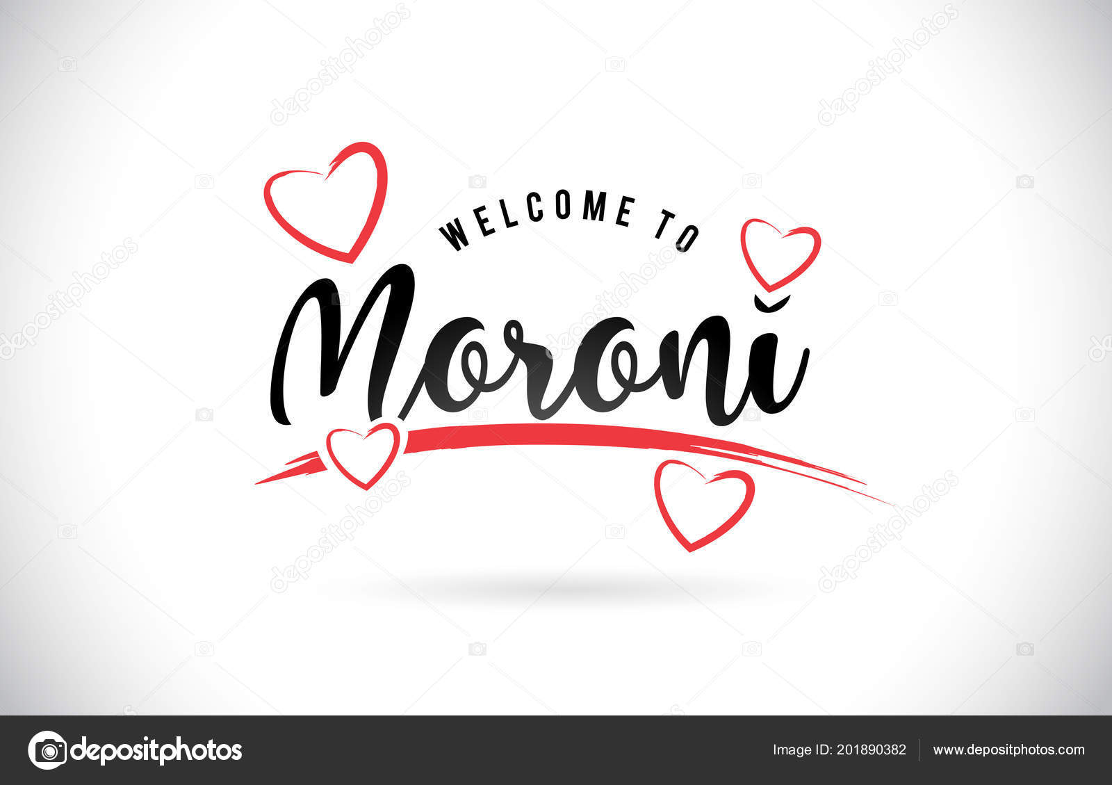 Moroni Welcome Word Text Handwritten Font Red Love Hearts Vector Stock ... Moroni Welcome Word Text Handwritten Font Red Love Hearts Vector Stock ...