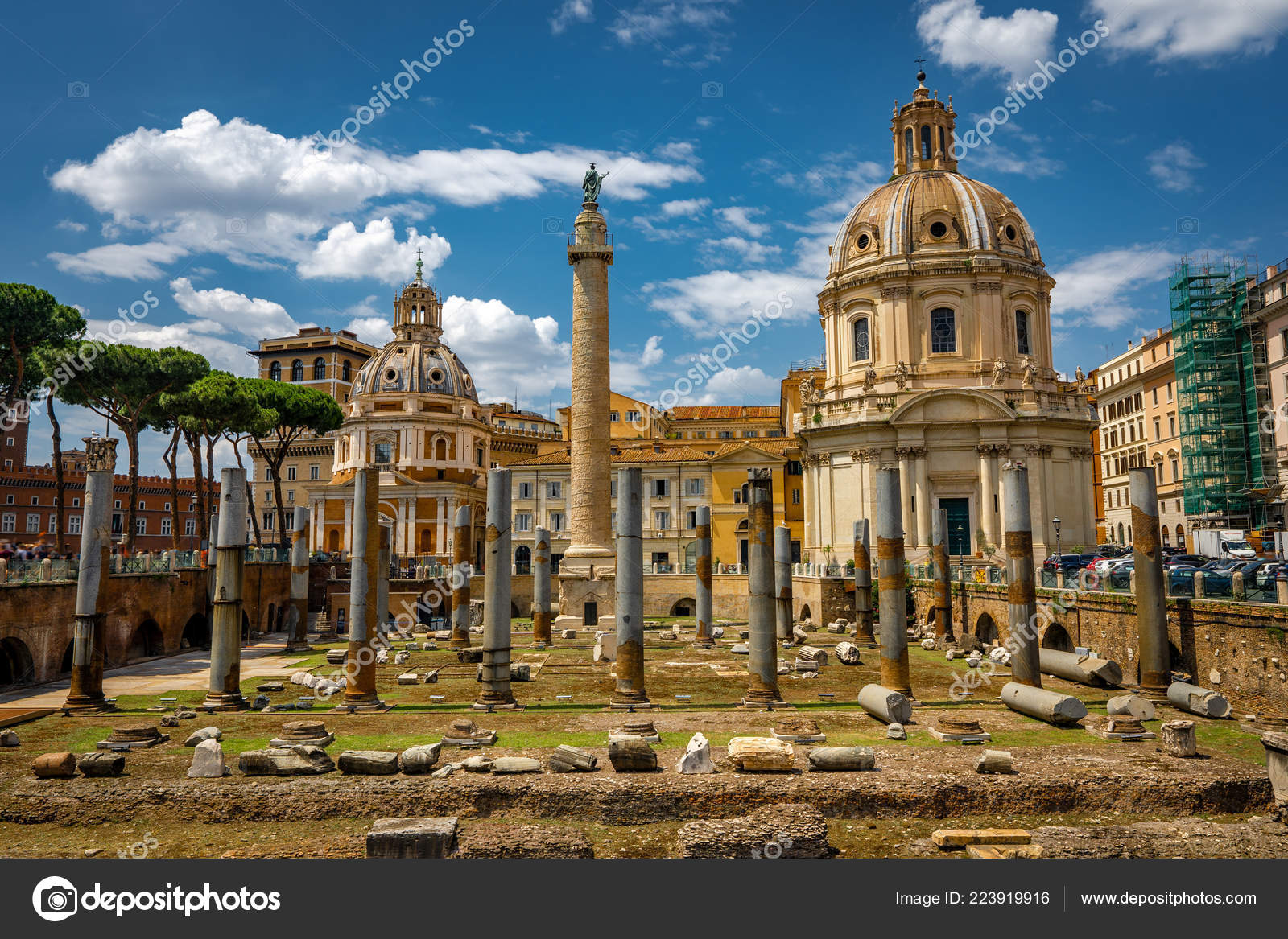 Rome Trajan's Column Architecture Rome Italy City Center Rome Ethernal ...