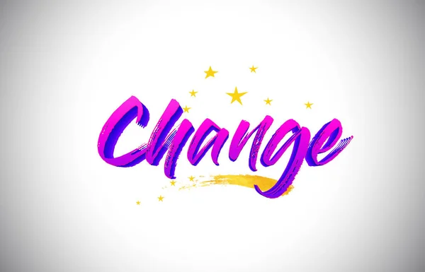 Create Purple Violet Word Text with Handwritten Vibrant Colors a Stock ...