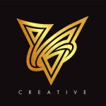 Golden Letter Logo Design Letter Logo Icon Gold Texture Vector Stock ...