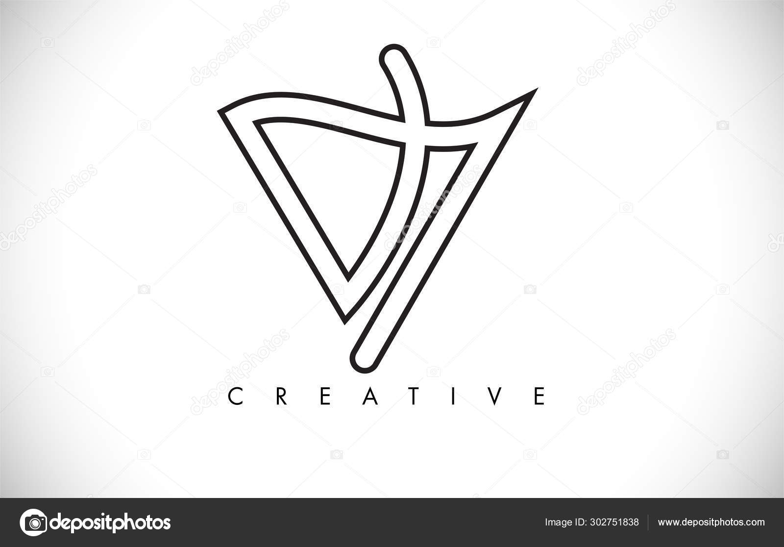 V Letter Modern Trendy Design Logo. Letter V Icon Logo with Mode Stock ...