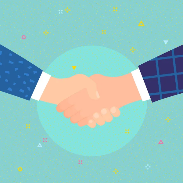 Concept Success Deal Happy Partnership Greeting Shake Casual ...