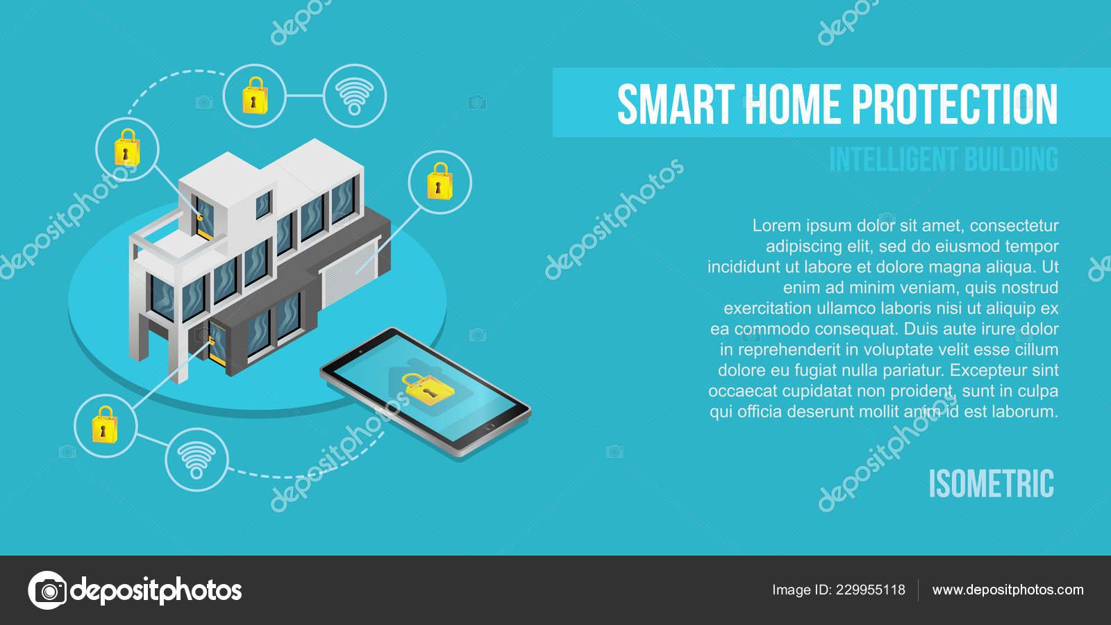 Smart home controlled smartphone . Smart home system application ...