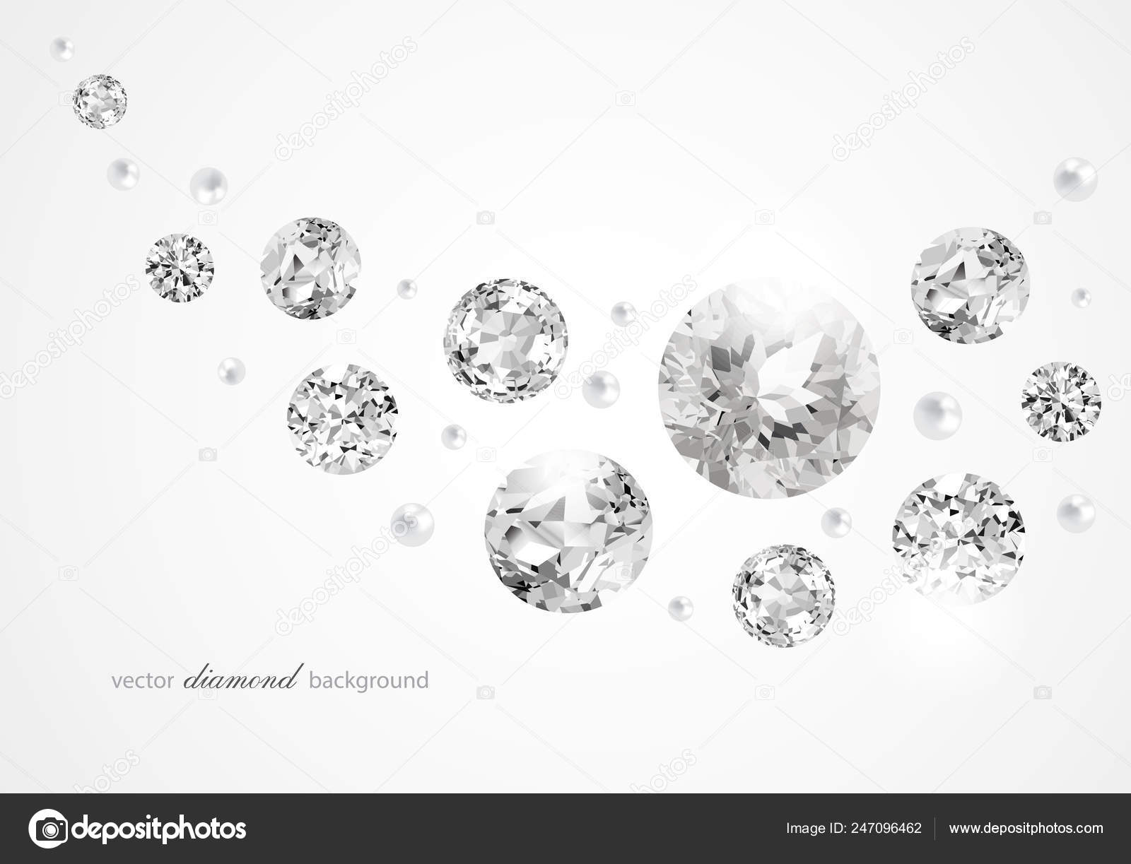 Diamonds And Pearls Background