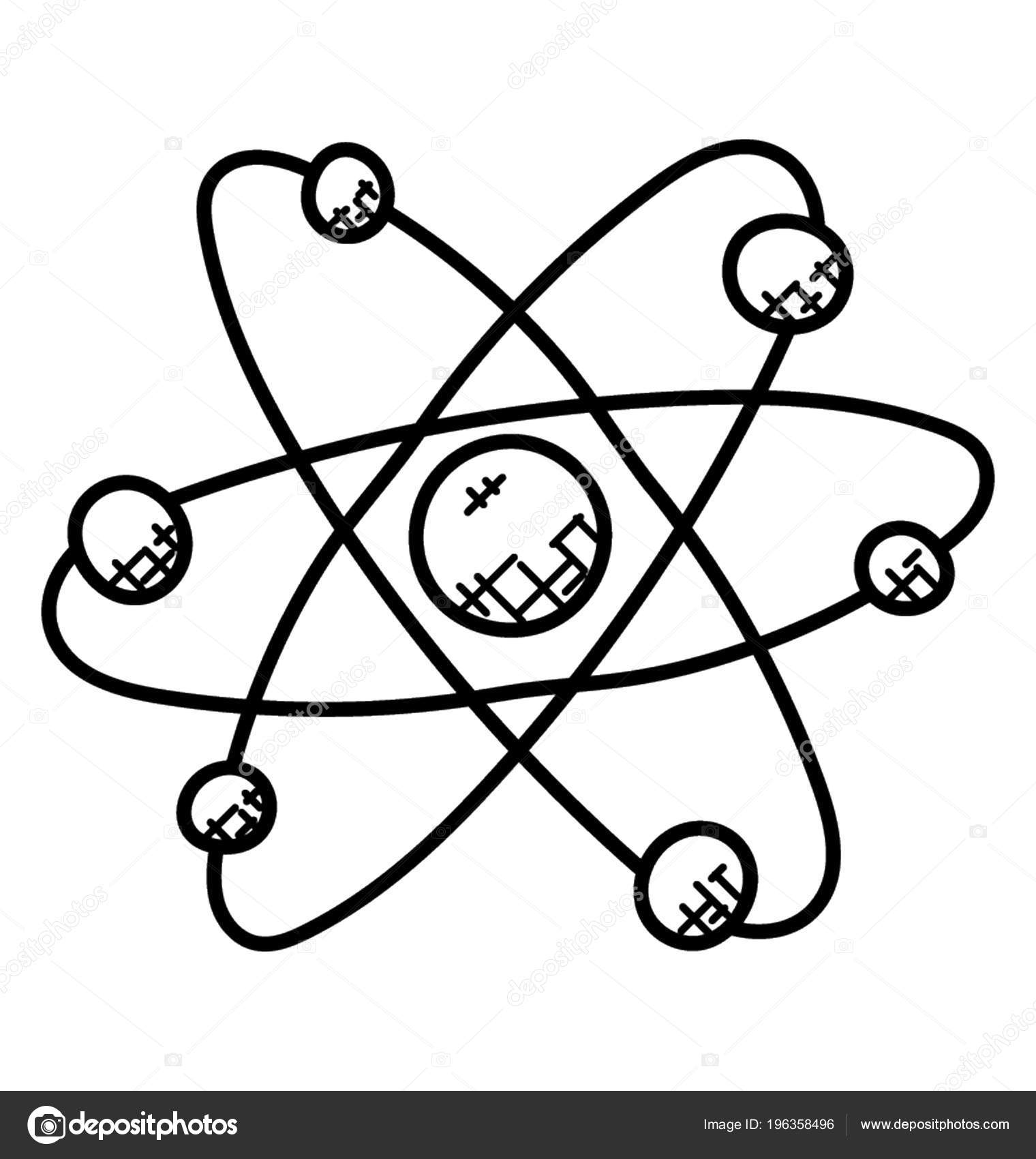 Structure Nucleus Atom — Stock Vector © creativestall #196358496