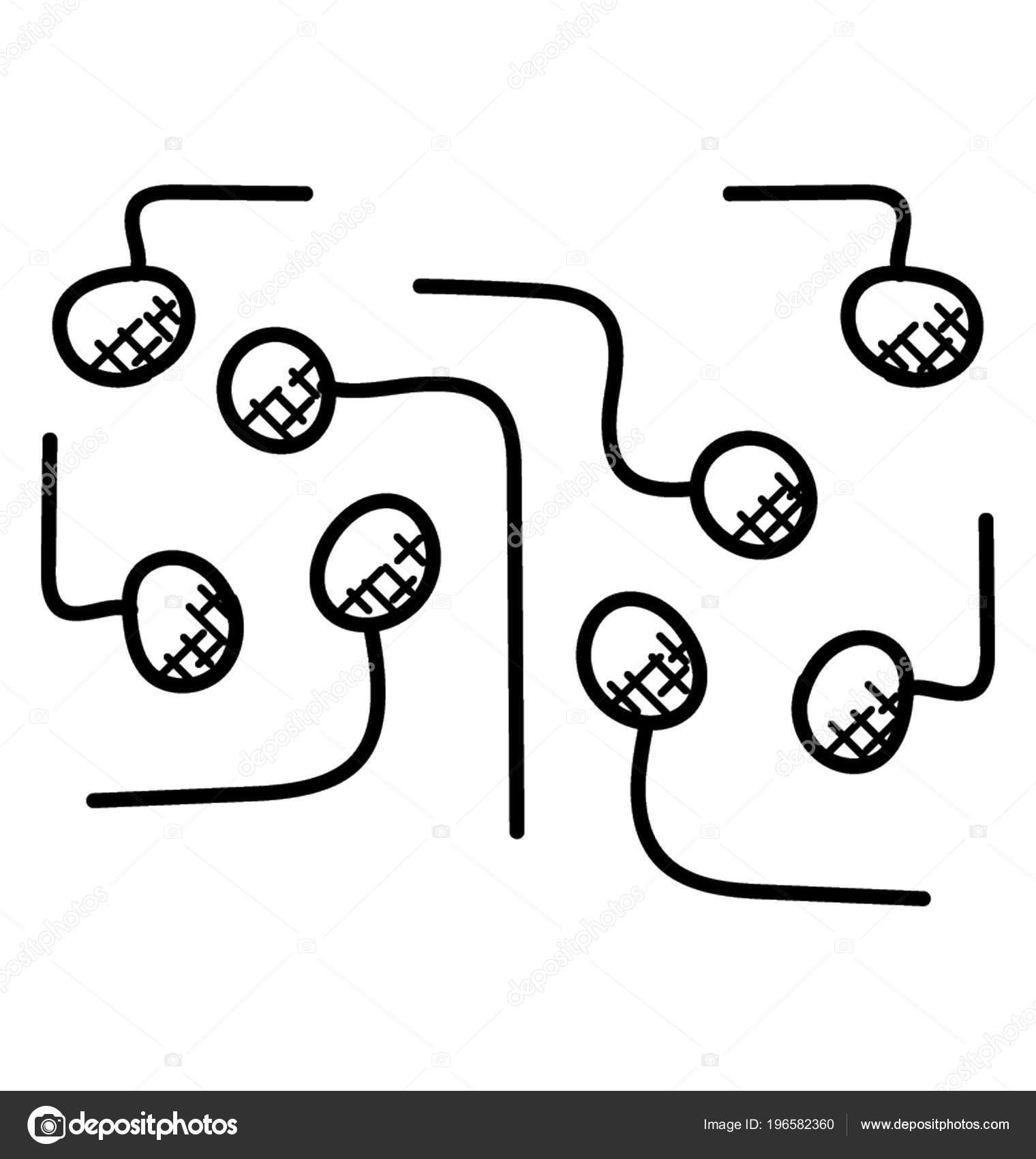Network Topology Arrangement Various Elements Links Nodes Etc ...