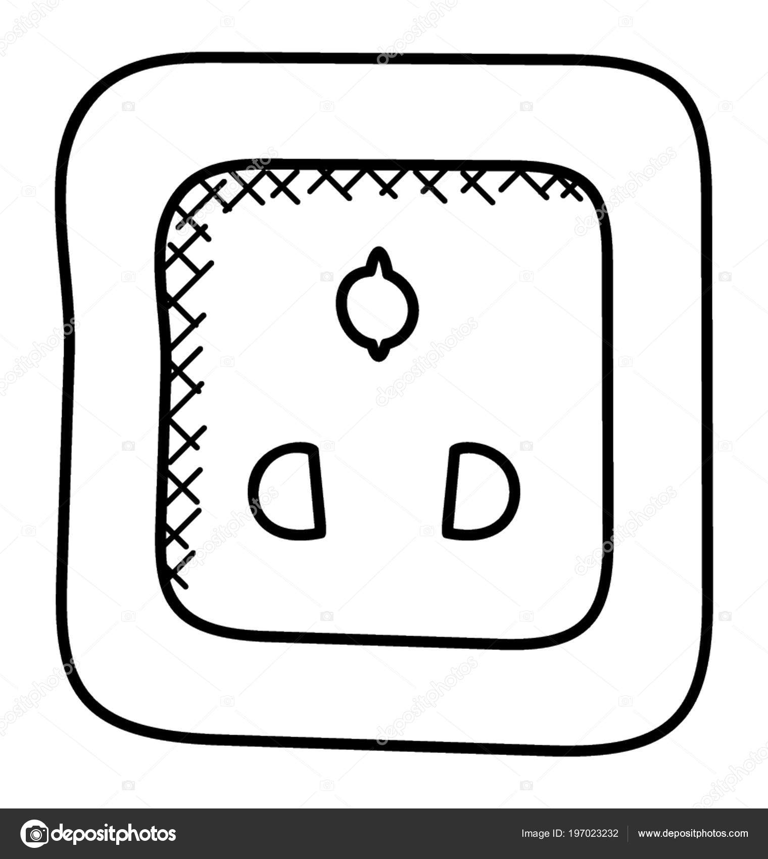 Electric Socket Connection Power Supply Alternating Current Stock ...