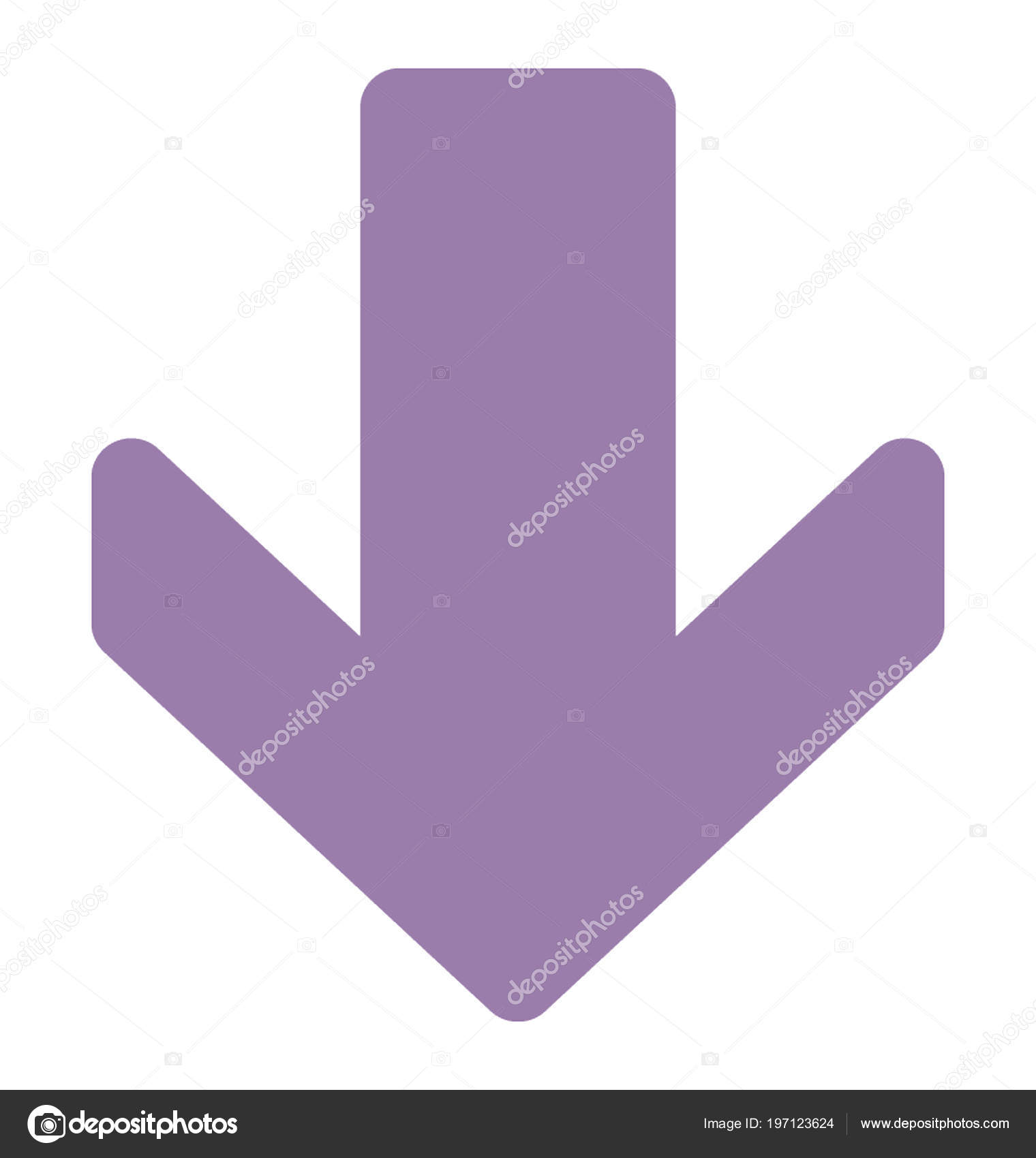 Arrow Indicating Downward Direction Download Arrow Stock Vector by ...