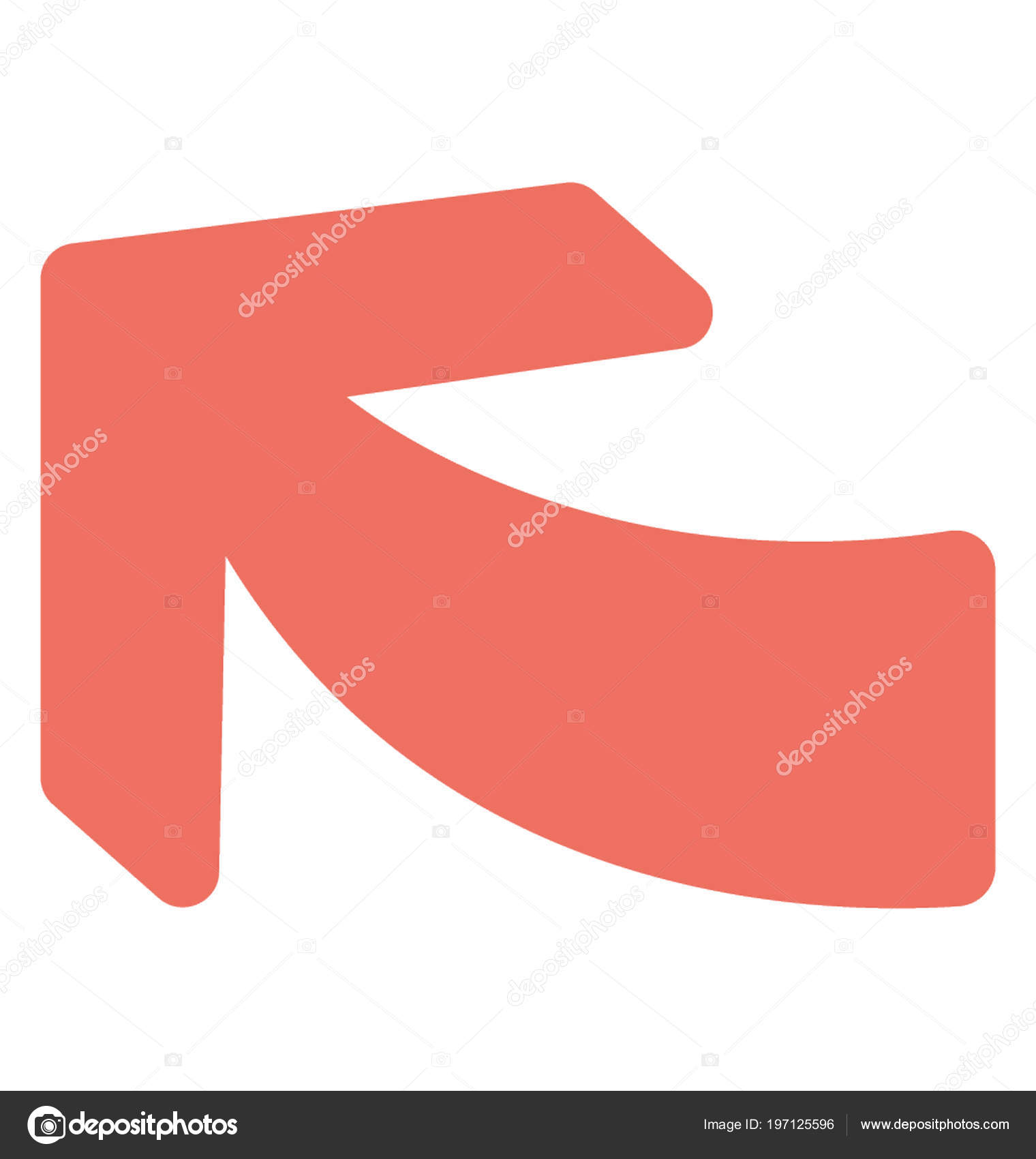 Indicator Arrow Showing Left Direction Stock Vector Image by ...