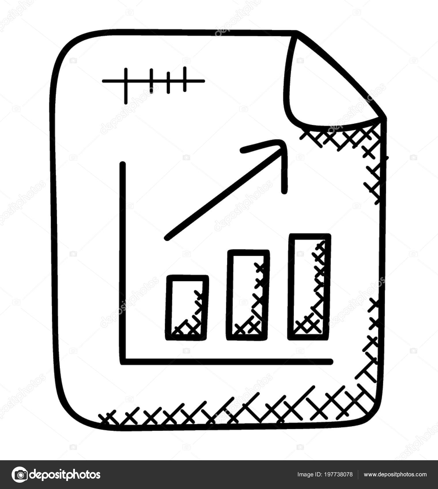 Upward Raising Line Graph Chart Showing Economy Graph Stock Vector by ...