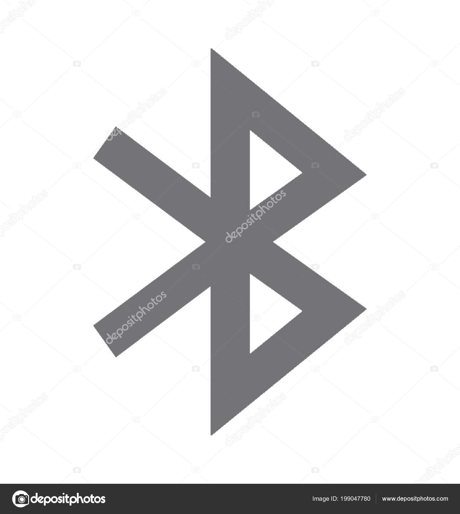 Bluetooth Sign Flat Vector Icon Stock Vector Image by ©creativestall ...